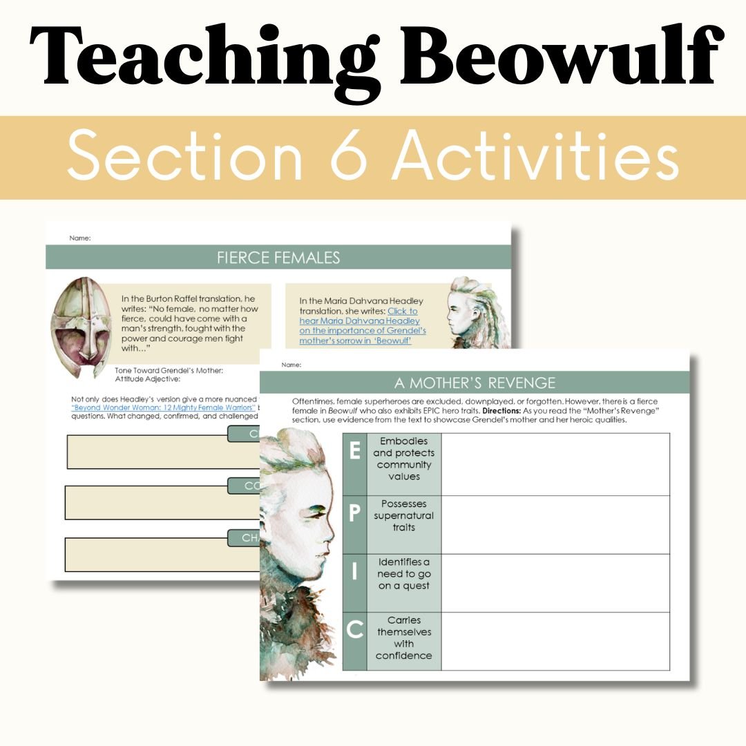 Meaningful & Fun Activities for Teaching Beowulf - Building Book Love