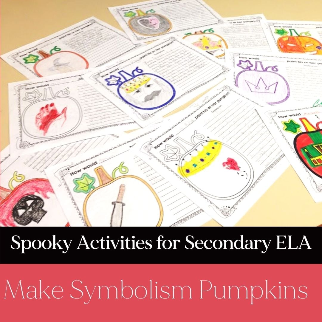 Halloween ELA Activities for Middle School and High School - Building ...