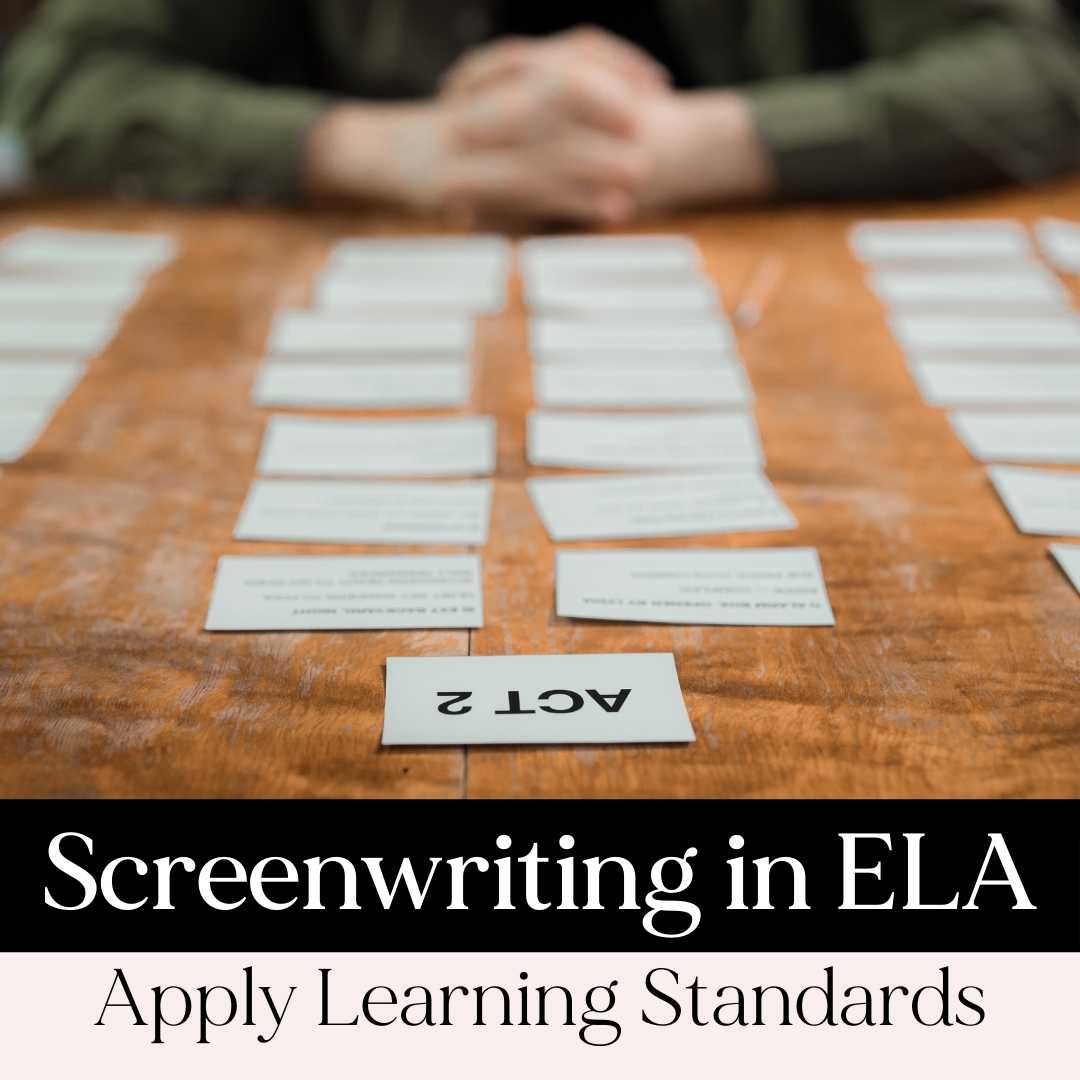 Screenwriting: Creative Writing Activities for High School Students ...