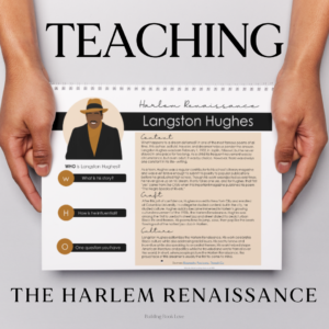 Creative Activities for Teaching the Harlem Renaissance - Building Book ...