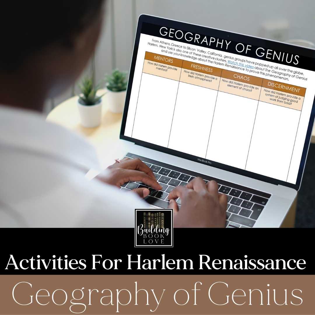 Creative Activities for Teaching the Harlem Renaissance - Building Book ...