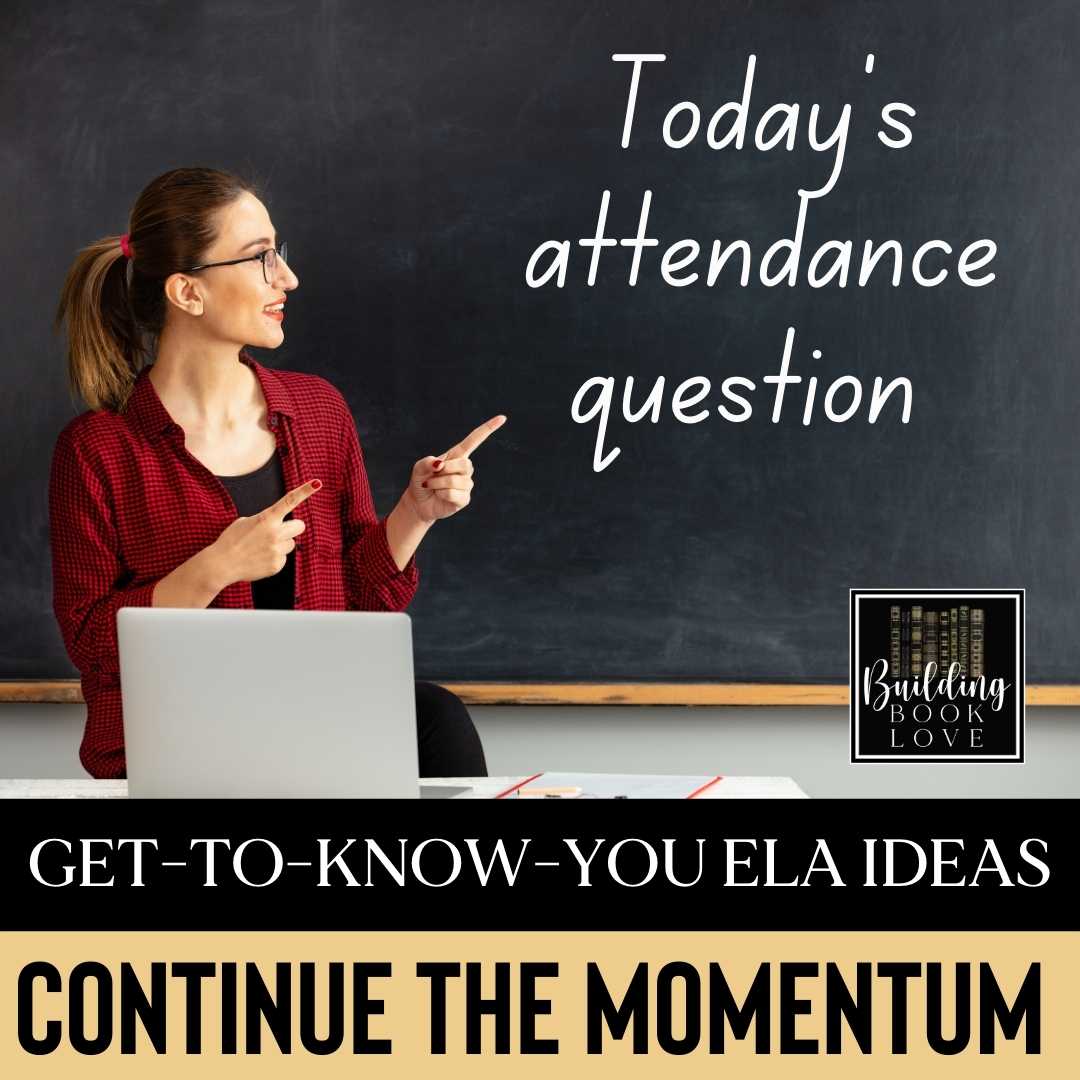 Get-to-Know-You Activities for Secondary Language Arts Class - Building ...