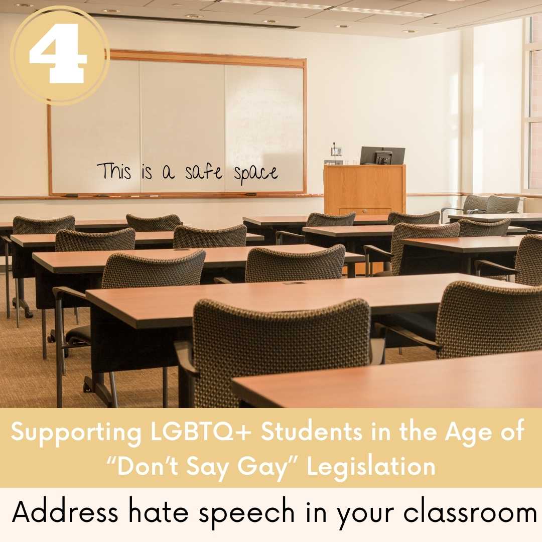 Supporting LGBTQ+ Students in the Age of “Don’t Say Gay” Legislation ...