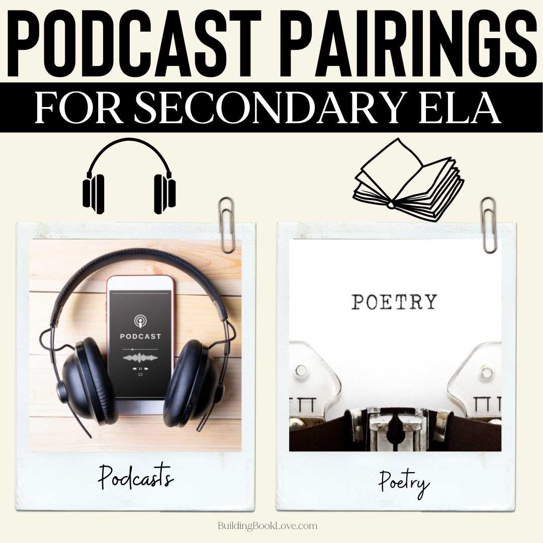 ELA Podcast Pairings for Middle and High School - Building Book Love