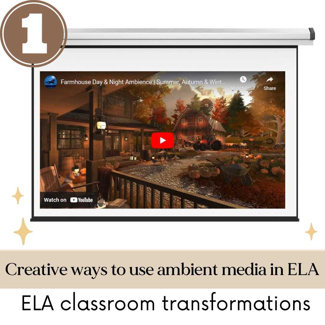 5 creative ways to use ambient media in ELA - Building Book Love
