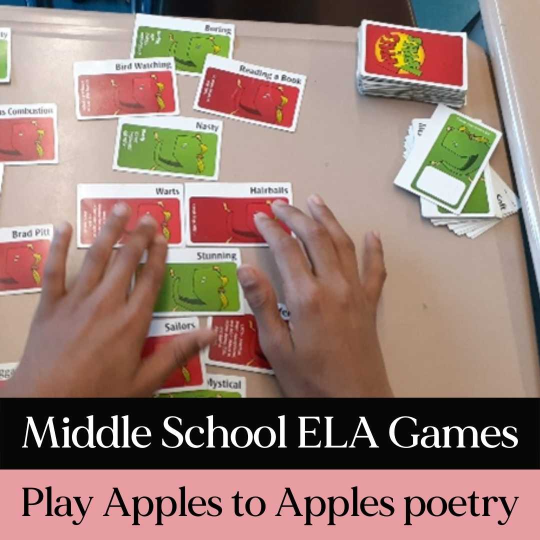 5 Middle School ELA Game Ideas - Building Book Love