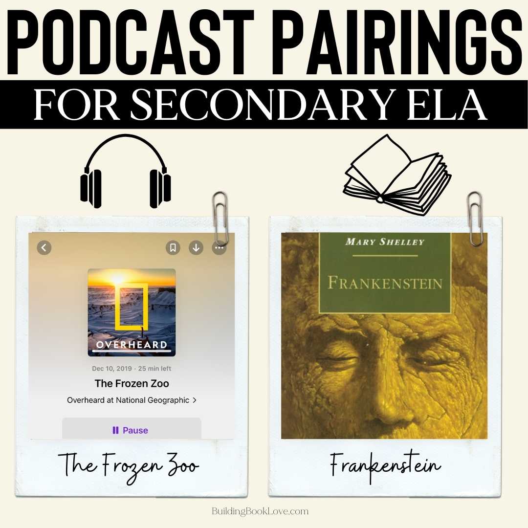 ELA Podcast Pairings for Middle and High School - Building Book Love