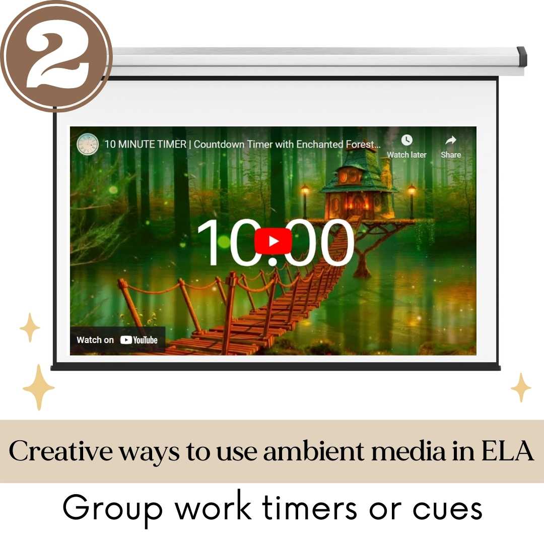5 creative ways to use ambient media in ELA - Building Book Love