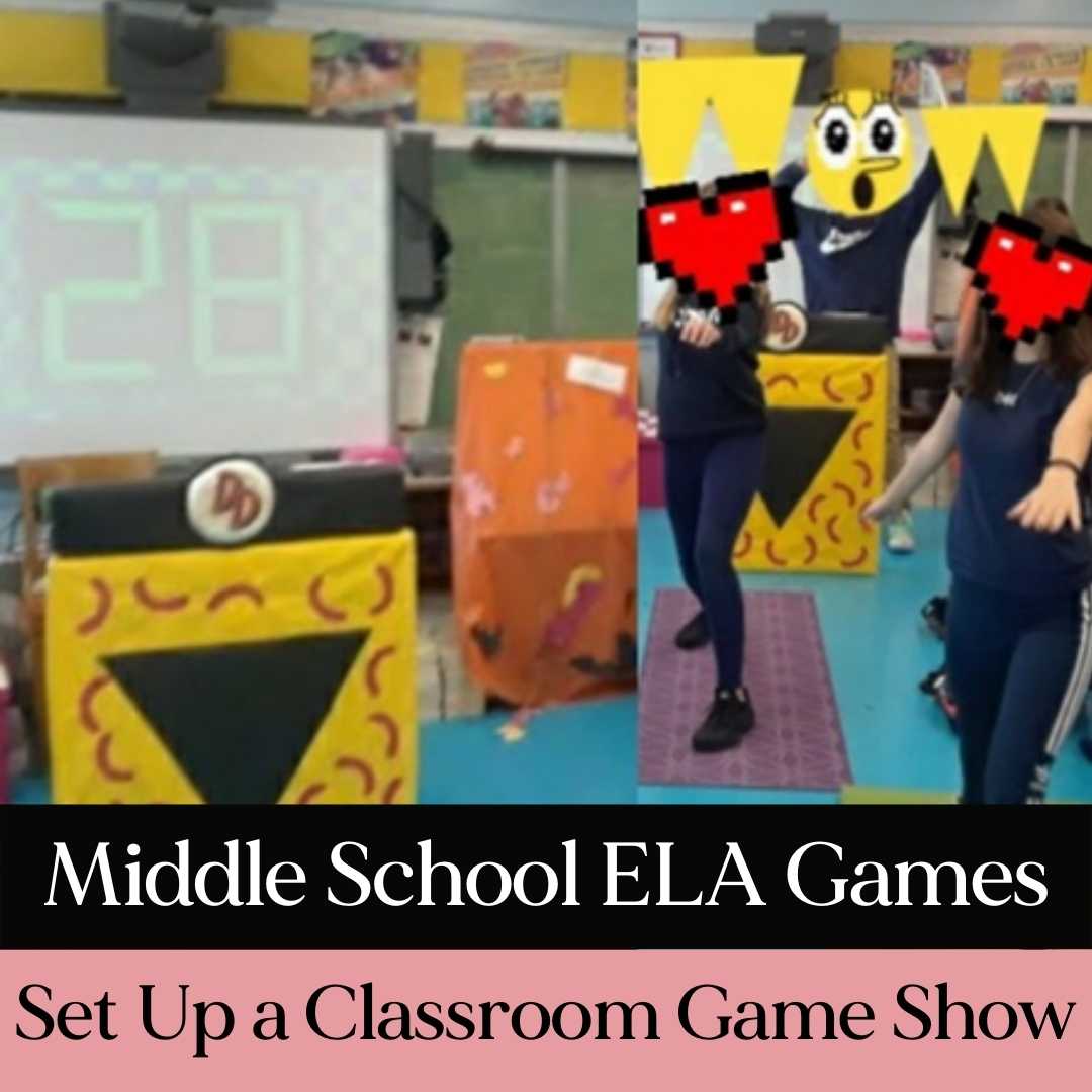5 Middle School ELA Game Ideas - Building Book Love
