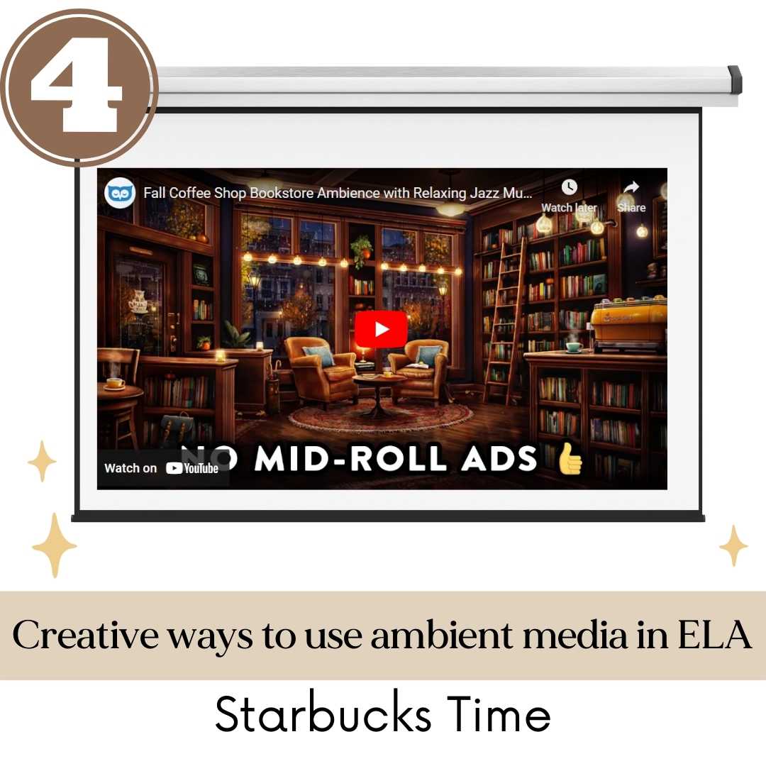 5 creative ways to use ambient media in ELA - Building Book Love