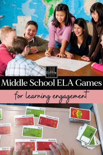 5 Middle School ELA Game Ideas - Building Book Love