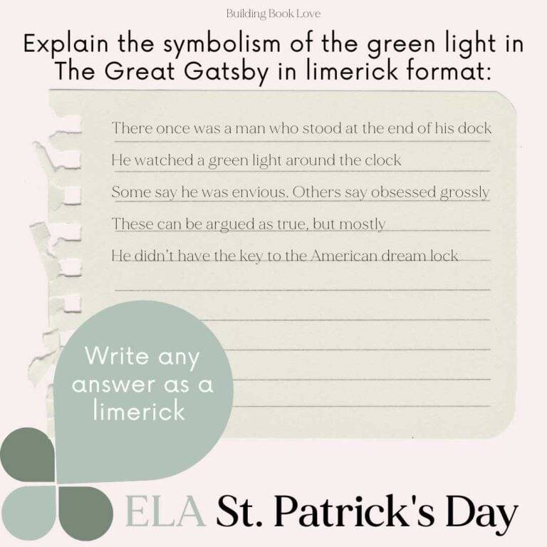 St. Patrick’s Day ELA Activities for Middle and High School - Building ...