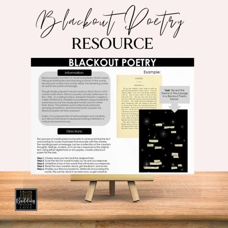Blackout Poetry Ideas, Lesson Plans, and Examples - Building Book Love