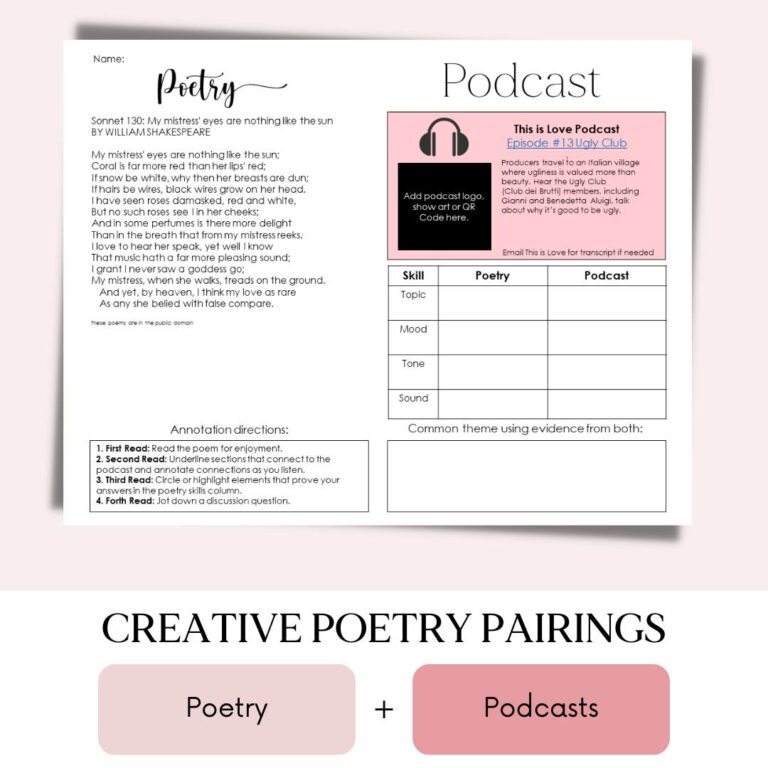 5 Creative Poetry Pairing Ideas for Secondary ELA - Building Book Love