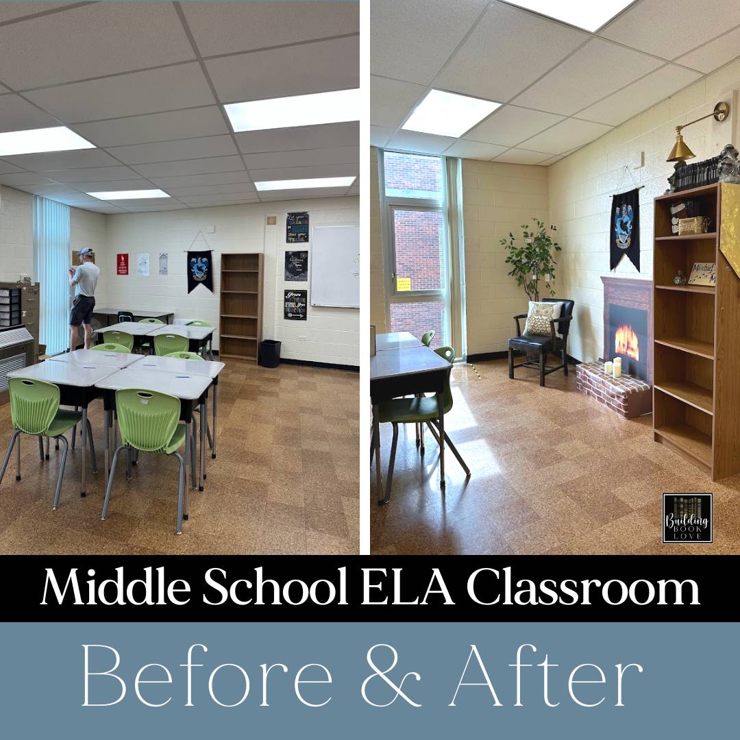 Light Academia Middle School ELA Classroom Decor - Building Book Love