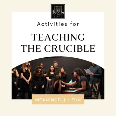 Meaningful and Fun Activities for Teaching The Crucible - Building Book ...