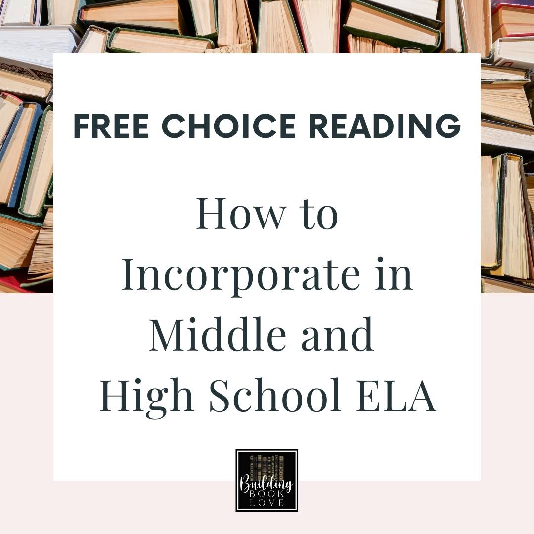How to Incorporate Independent Reading with Middle and High School ...