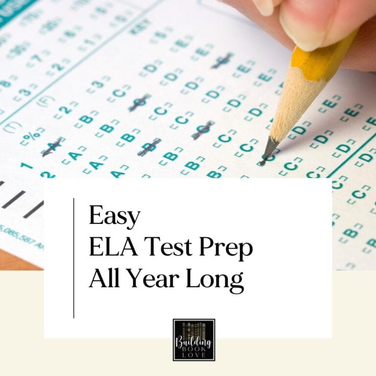 Middle and High School ELA Test Prep All Year Long - Building Book Love