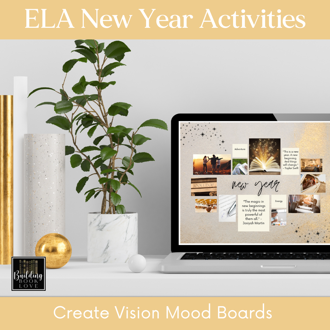 Middle & High School ELA New Year Activities - Building Book Love