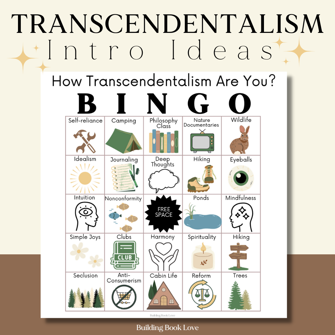 Meaningful & Fun Activities for Teaching Transcendentalism - Building ...