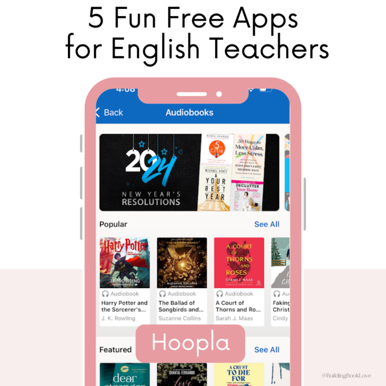 5 Fun Free Apps for English Teachers - Building Book Love