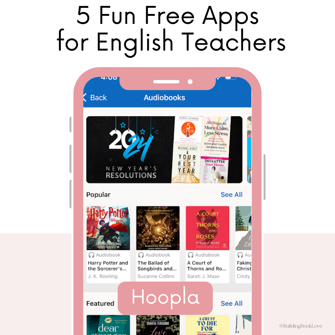 5 Fun Free Apps for English Teachers - Building Book Love