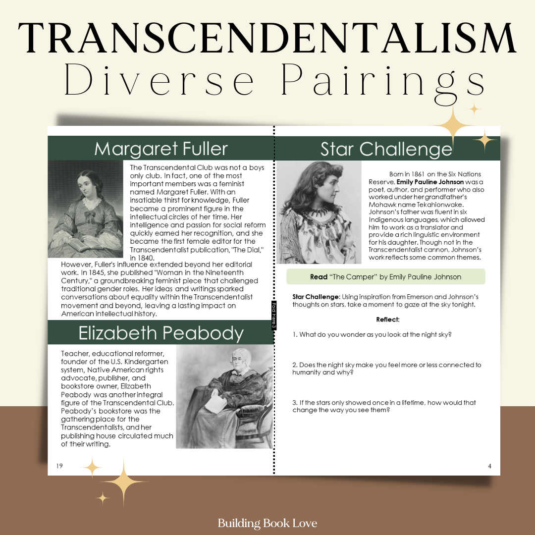 Meaningful & Fun Activities for Teaching Transcendentalism - Building ...