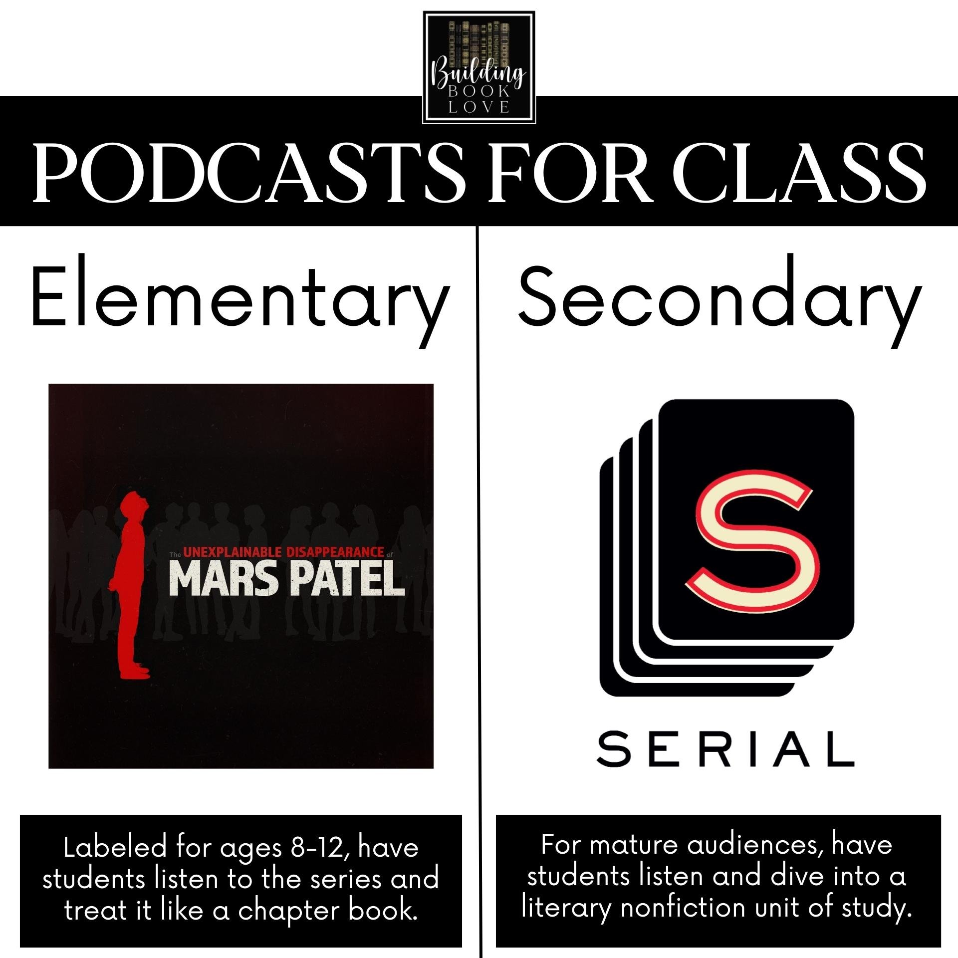 Epic List of Podcasts for the Classroom - Building Book Love