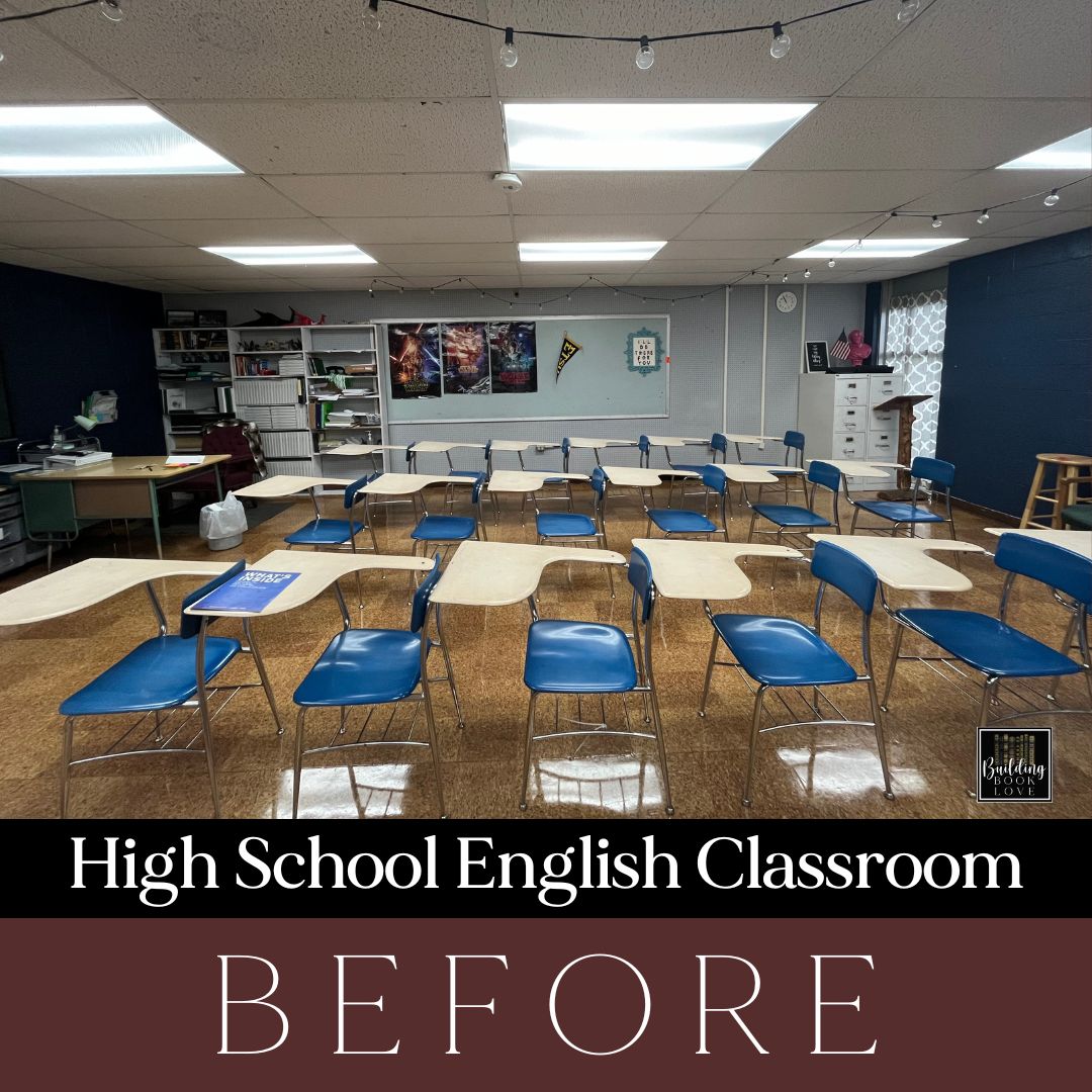 Dark Academia High School English Classroom Decor - Building Book Love