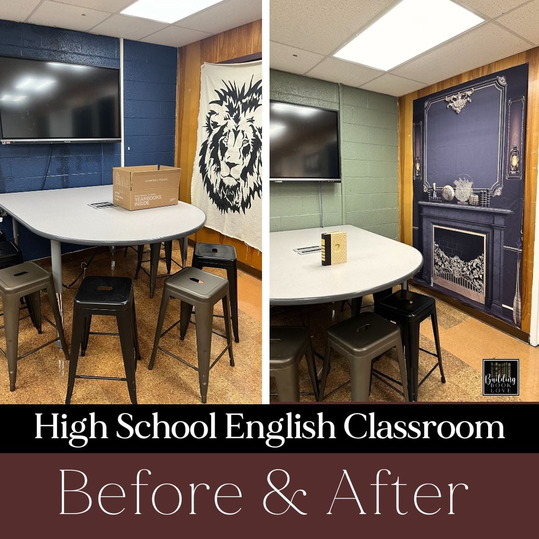 Dark Academia High School English Classroom Decor - Building Book Love