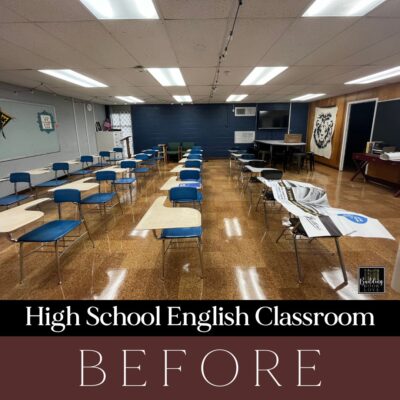Dark Academia High School English Classroom Decor - Building Book Love