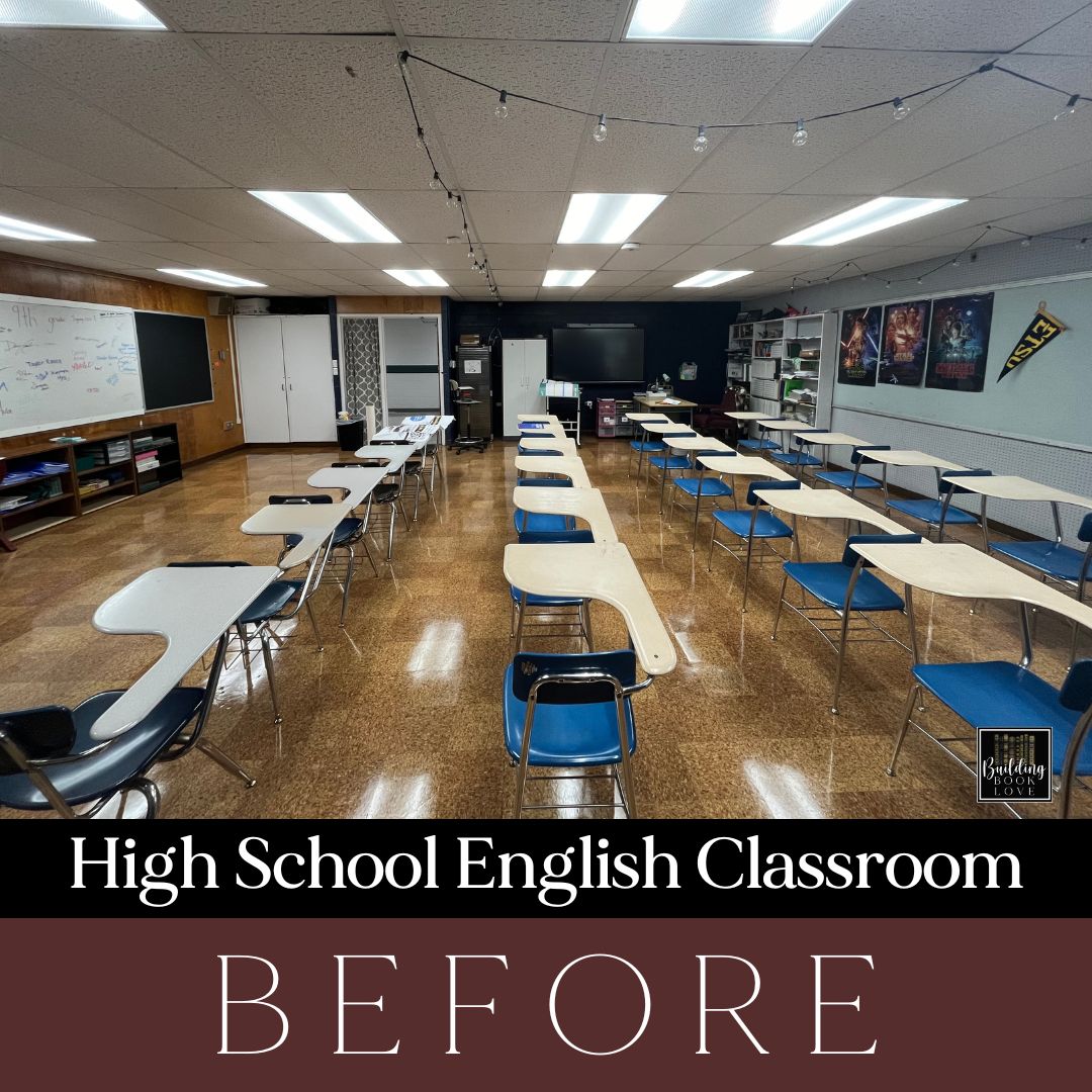 Dark Academia High School English Classroom Decor - Building Book Love