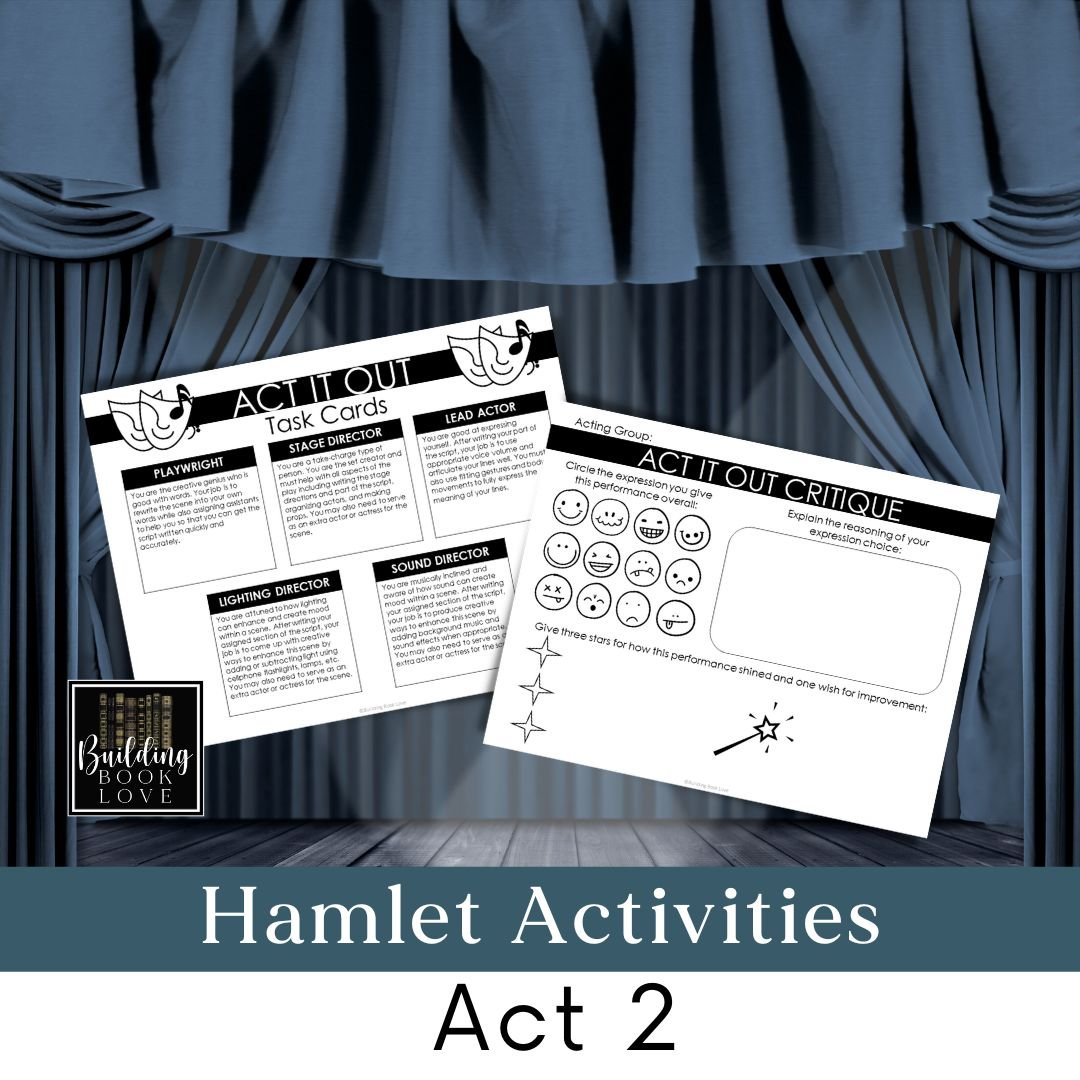 Hamlet Activities: Introduction, Lessons, and Teaching Ideas - Building ...
