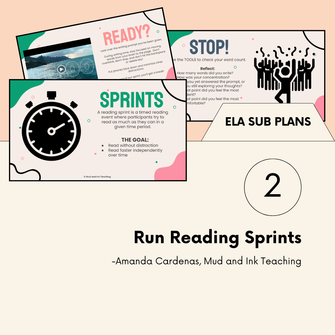 ELA Emergency Sub Plans for Middle School and High School English ...