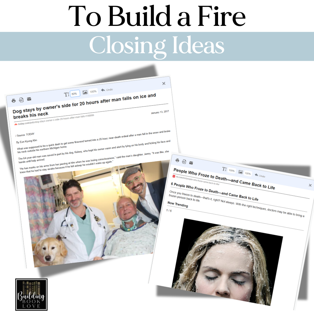 Naturalism Short Story: Teaching To Build a Fire by Jack London ...