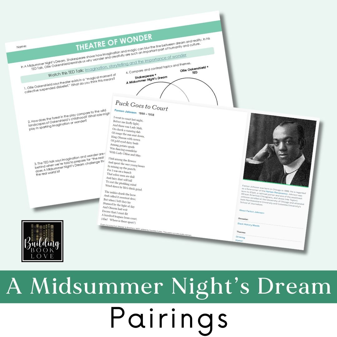 Teaching A Midsummer Night’s Dream: Shakespeare Activities and Lesson ...