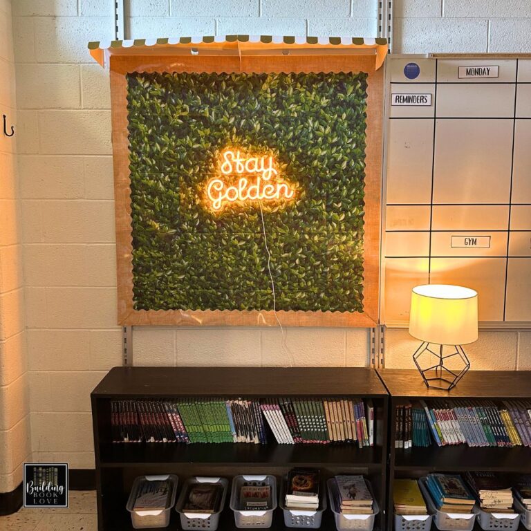 Cozy Cafe Themed Junior High ELA Classroom - Building Book Love