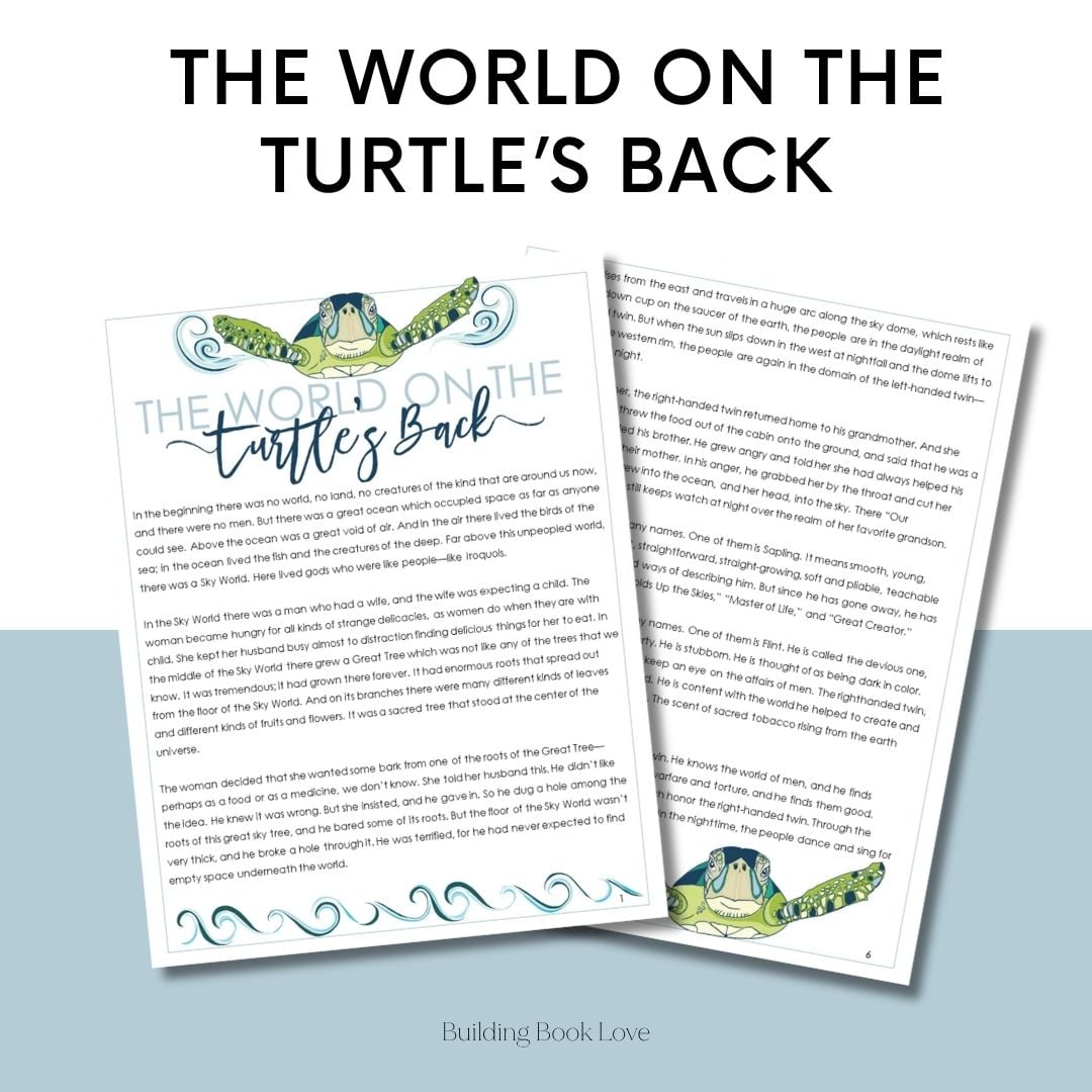 The World on the Turtle’s Back Lesson Plan Ideas - Building Book Love