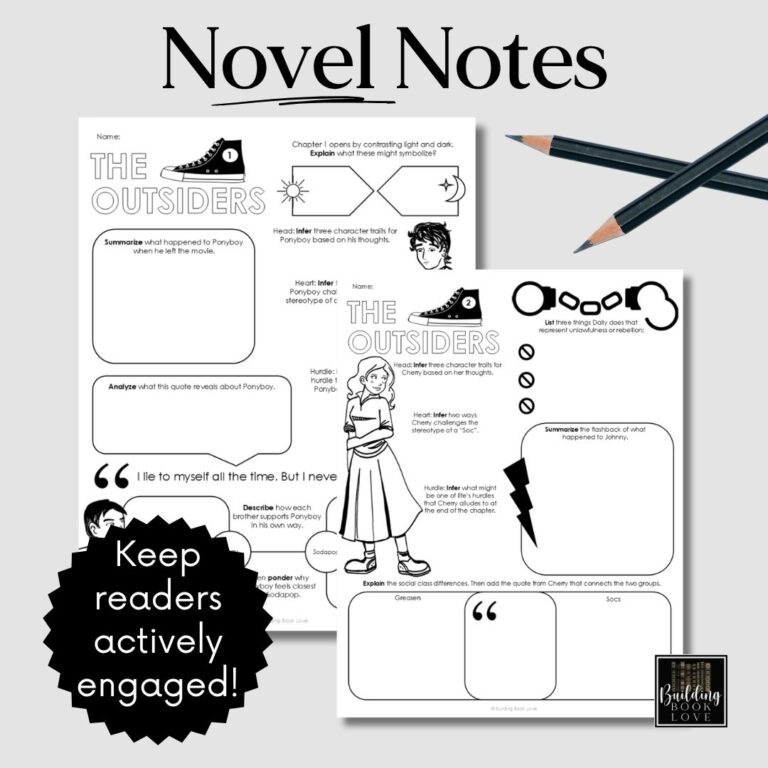 The Outsiders Lesson Plans: Activities, Themes, & Ideas - Building Book ...